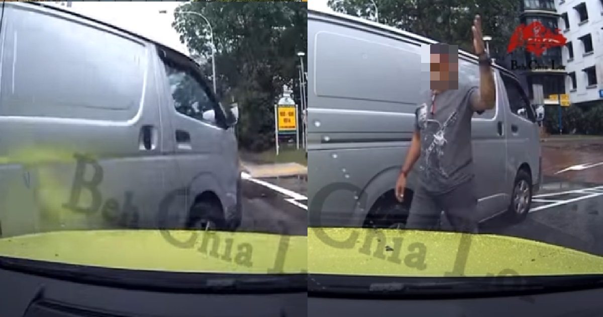 VAN DRIVER ALLEGEDLY WENT MIA AFTER ACCIDENT WITH CAR @ BUKIT PANJANG
