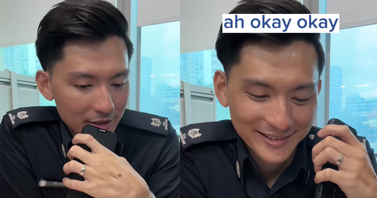 FAKE ICA SCAMMER CALLS REAL SINGAPORE ICA OFFICER