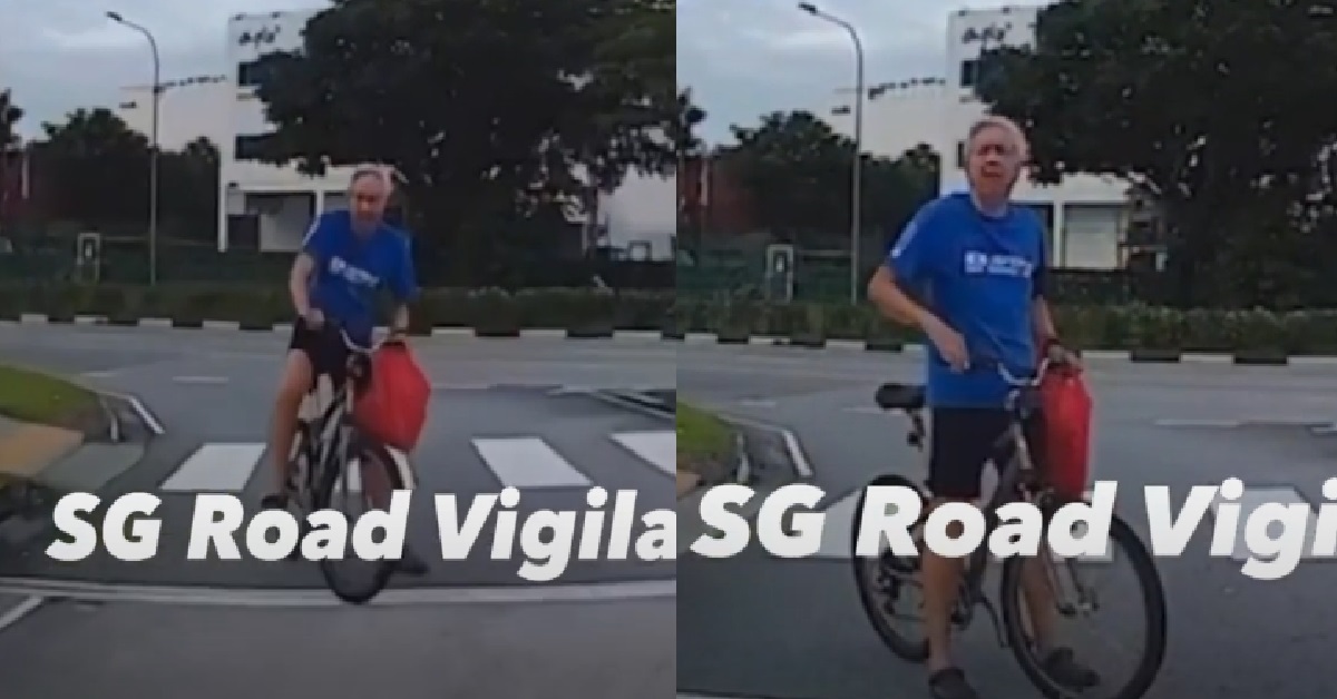 CYCLIST RIDING AGAINST TRAFFIC, ALMOST KENA HIT BY CAR THEN ANGRY AT DRIVER