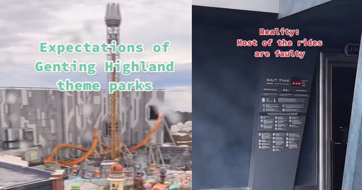 WOMAN CLAIMS THAT RIDES IN GENTING HIGHLAND ARE FAULTY, GO AT YOUR OWN RISK