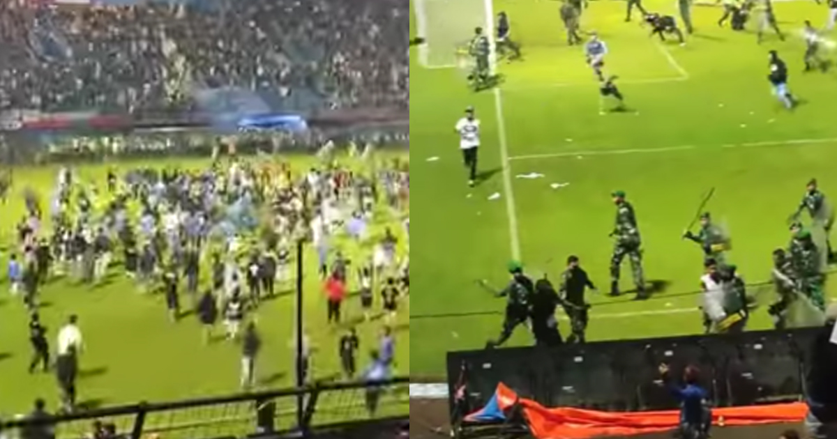 153 DEAD & 180 INJURED AFTER FOOTBALL MATCH BECOMES A RIOT IN INDONESIA