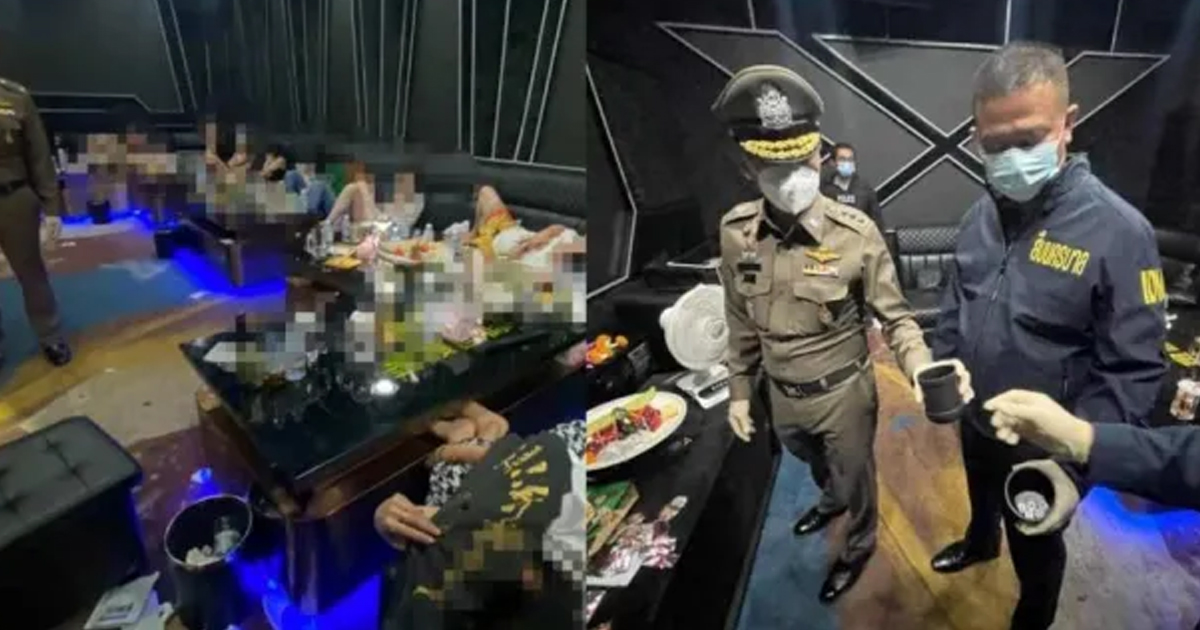 THAI POLICE RAID DRUG-INFUSED BANGKOK KTV & ARREST 234 PRC, BANNED FROM THAILAND FOR LIFE