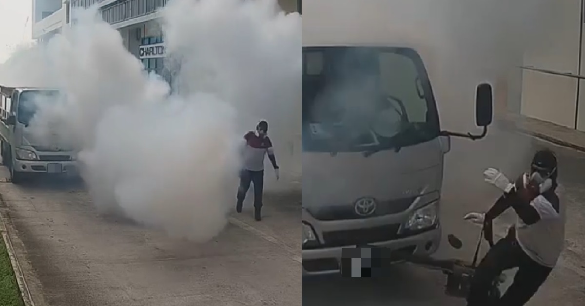 WORKER HIT BY LORRY WHILE FUMIGATING BUILDING, DRIVER COULDN'T SEE DUE ...