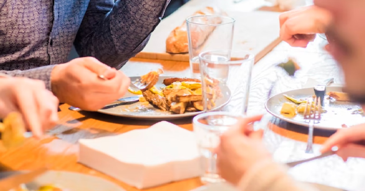 GUY LIKES TO PRETEND TO DROOL OVER COLLEAGUES' FOOD, RUIN THEIR APPETITE