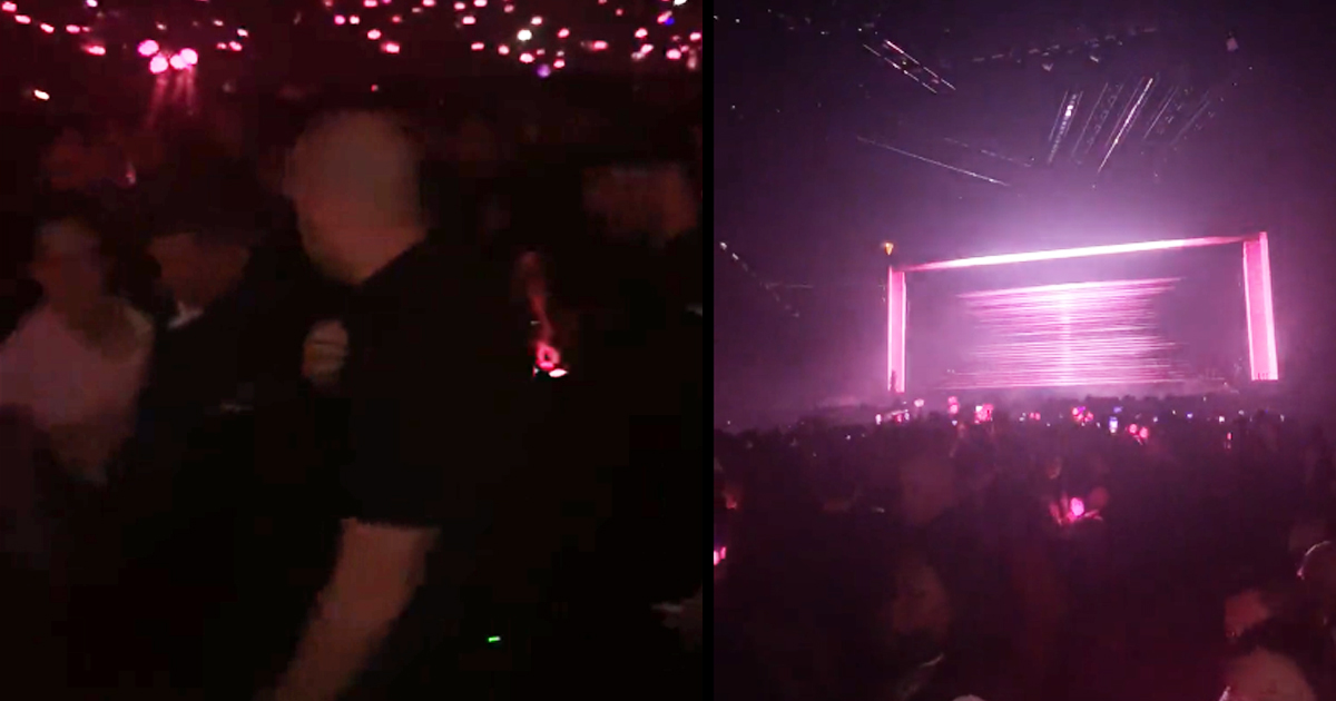 MAN CAUGHT PLAYING HIS KU KU BIRD IN BLACKPINK CONCERT, KENA ESCORTED OUT