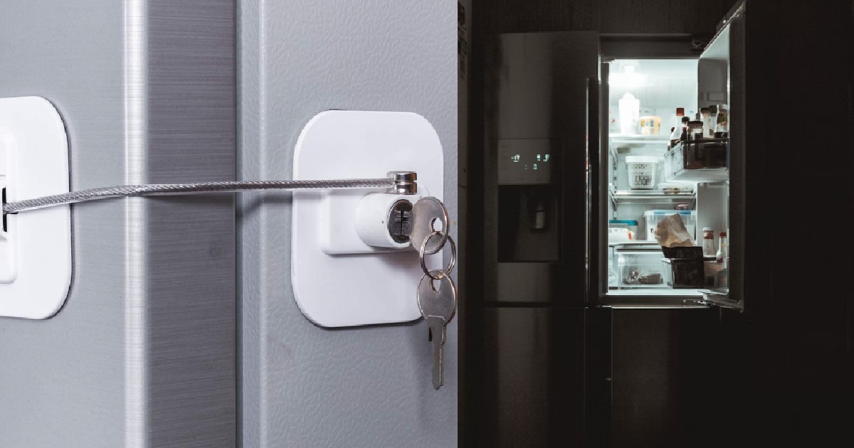 HUSBAND KEEPS DRINKING ALL OF WIFE'S LIQUOR, WIFE FED UP, LOCKS THE FRIDGE