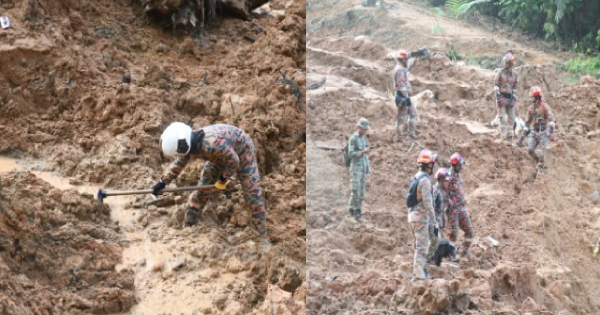 MAN KILLED IN GENTING HIGHLANDS LANDSLIDE, FOUND HUGGING HIS DOG'S DEAD ...