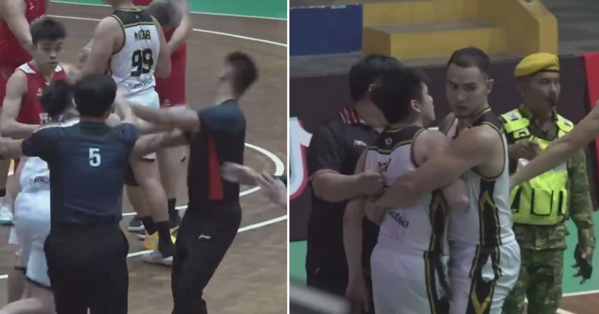 RAGING LOCAL BASKETBALL PLAYER PUNCHED REFEREE IN THE FACE AND GETS 2 ...