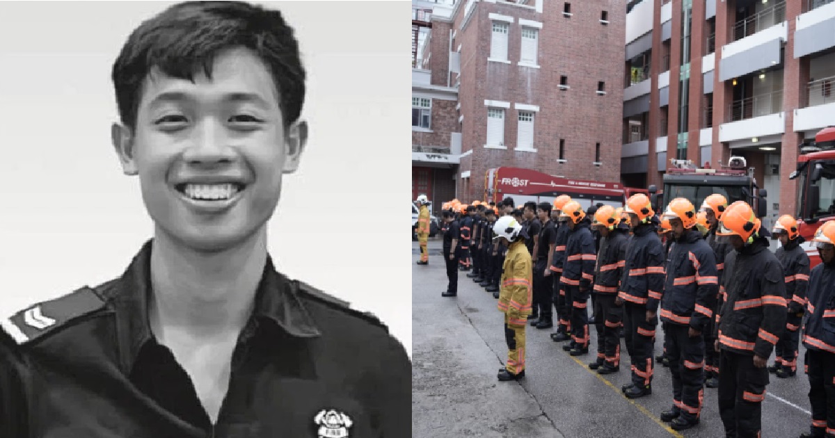 FALLEN NSF FIREFIGHTER PROMOTED TO SERGEANT, SCDF OFFICERS PAY TRIBUTE ...