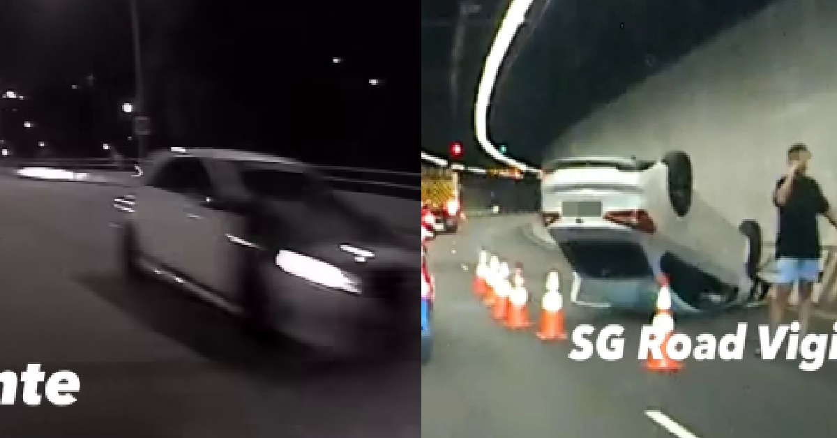 KIA VS MERCEDES, SPEEDING ALONG CTE THEN BOTH CRASHED INSIDE TUNNEL