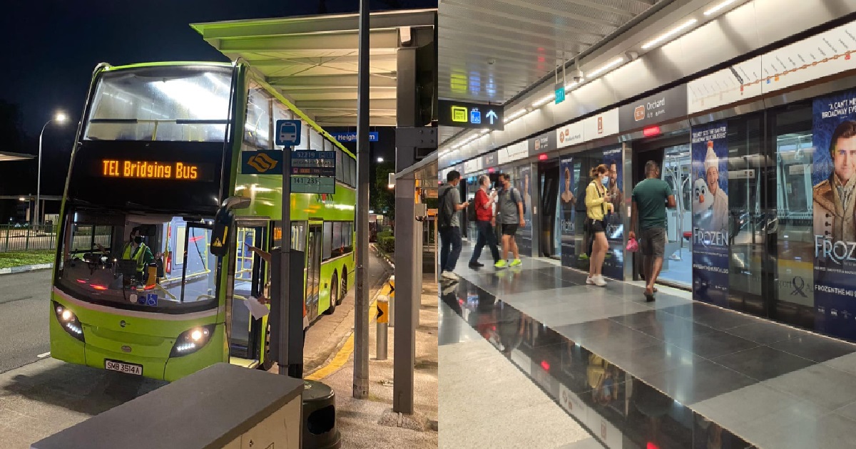 MRT SERVICES ON TEL BROKE DOWN DUE TO "TRAIN FAULT", SMRT SAYS THEY ARE ...