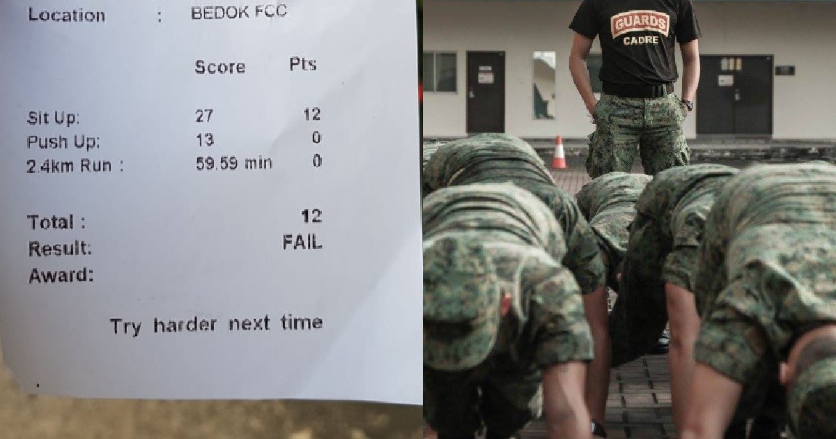"ELITE GUARDSMAN" RAN 1 HOUR FOR IPPT 2.4KM RUN, FAILED SPECTACULARLY ...
