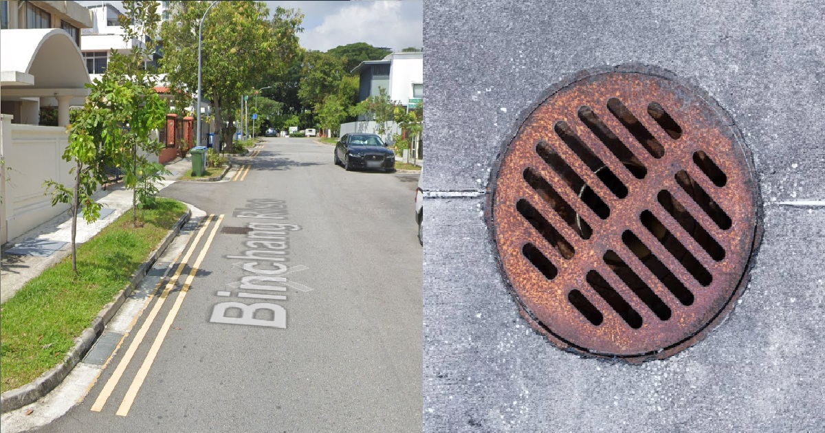 EXPLOSION SOUNDS & BLACK SMOKE COMING FROM BISHAN MANHOLE, SCDF ...