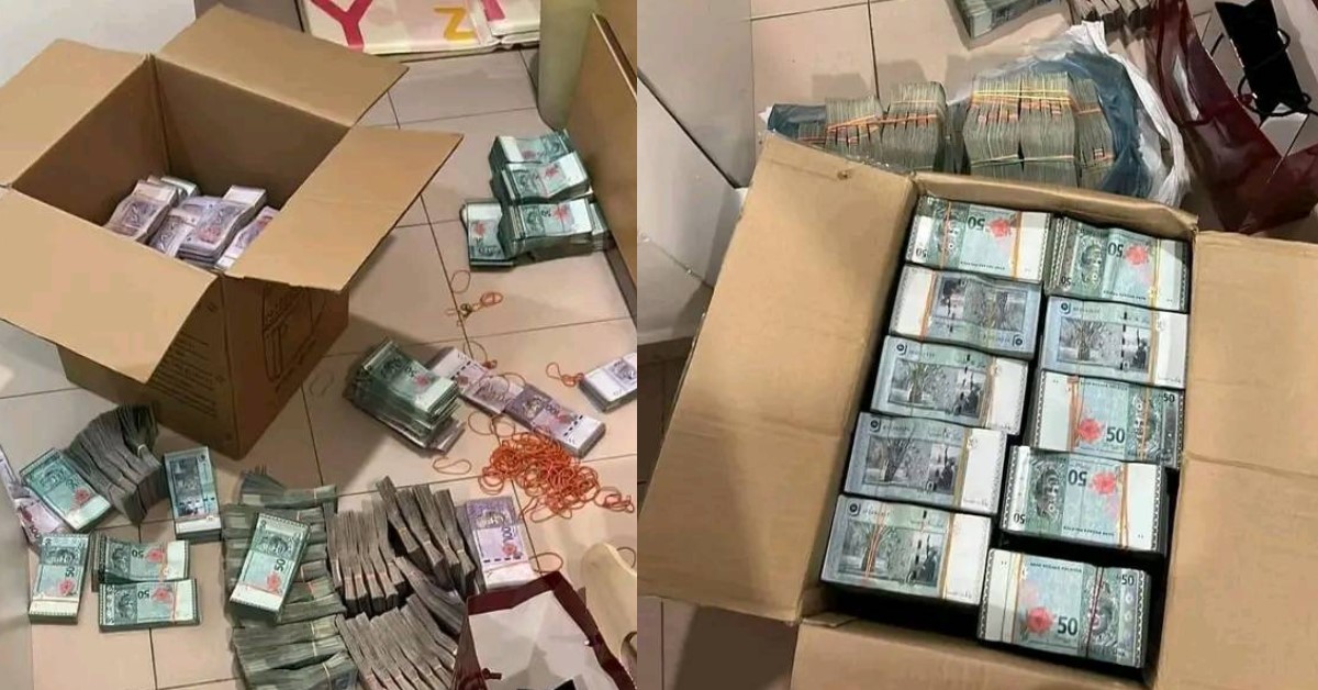 MSIAN KEEPS WADS OF RINGGIT AT HOME, SAYS NOT SAFE TO KEEP AT BANK