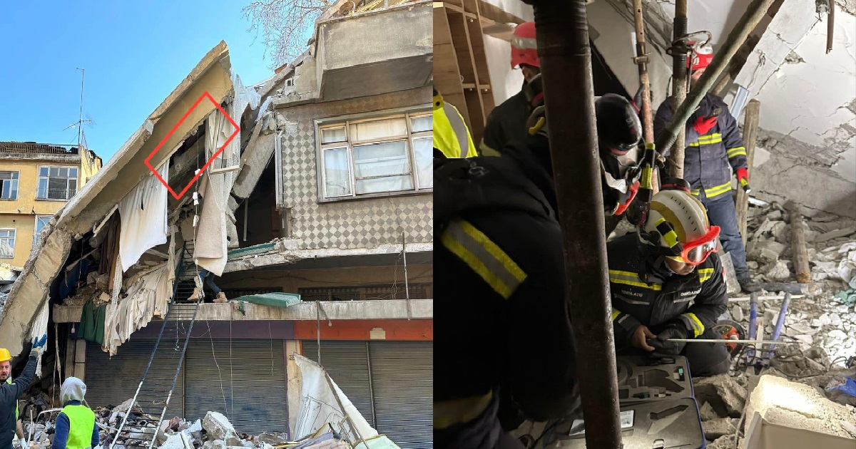 SCDF OFFICERS RESCUED MAN TRAPPED IN COLLAPSED BUILDING IN TURKEY ...