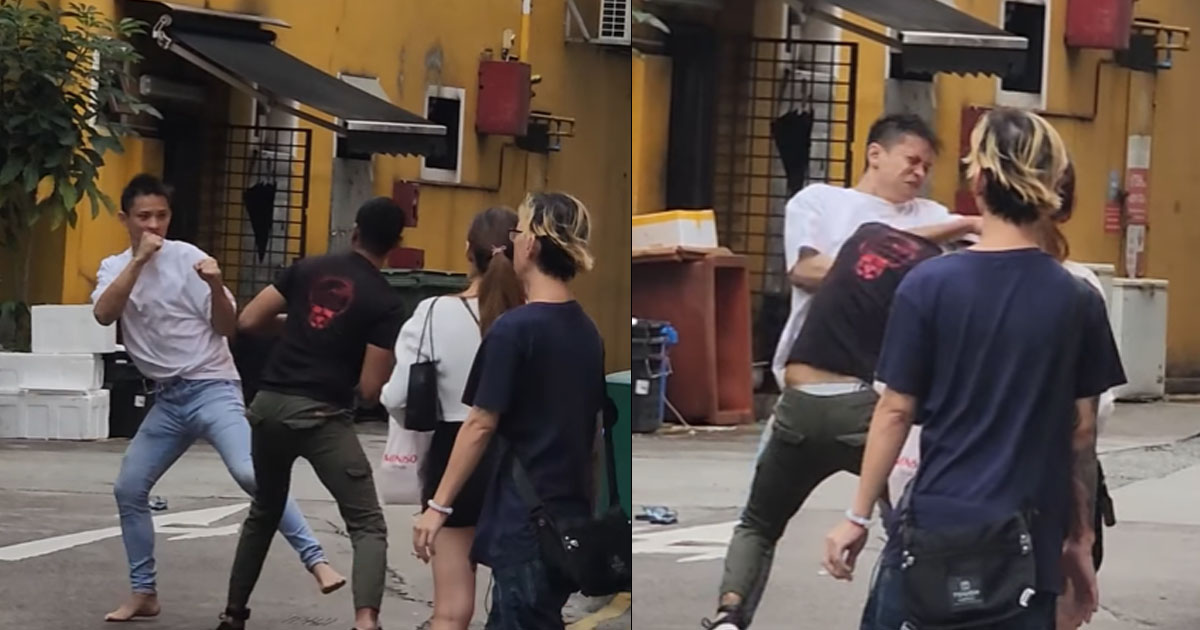 AH BENG FIGHT 1 V 1 AT BUGIS IN BROAD DAYLIGHT, GO BACK ALLEY SETTLE