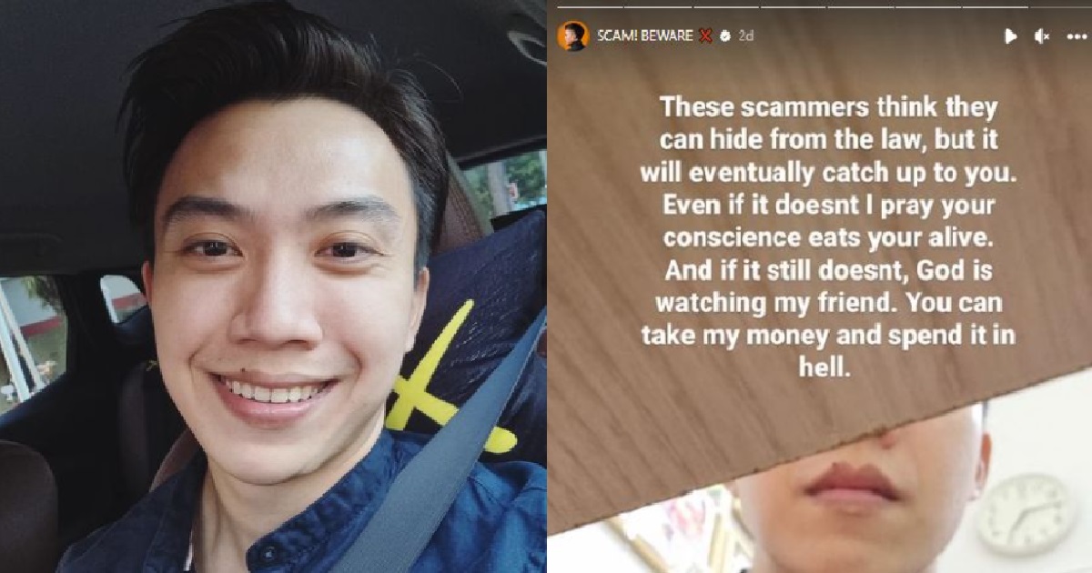 ACTOR CHARLIE GOH GOT SCAMMED ON FACEBOOK - "YOU CAN SPEND MY MONEY IN ...