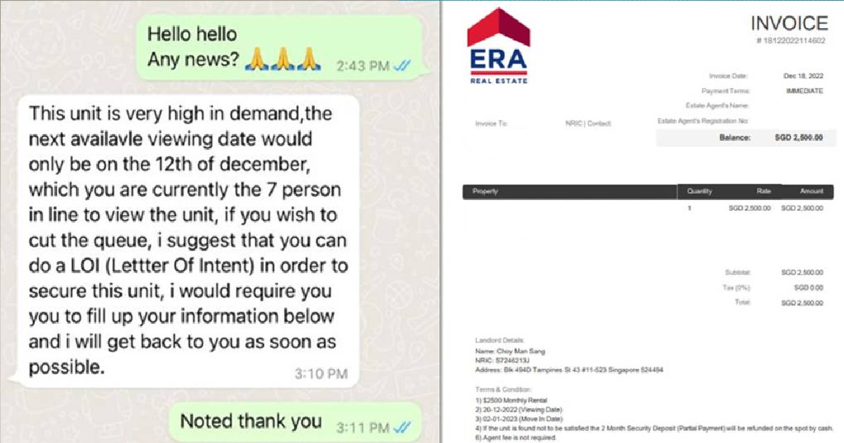 305 PEOPLE CHEATED OF $1.7M BY FAKE PROPERTY AGENTS