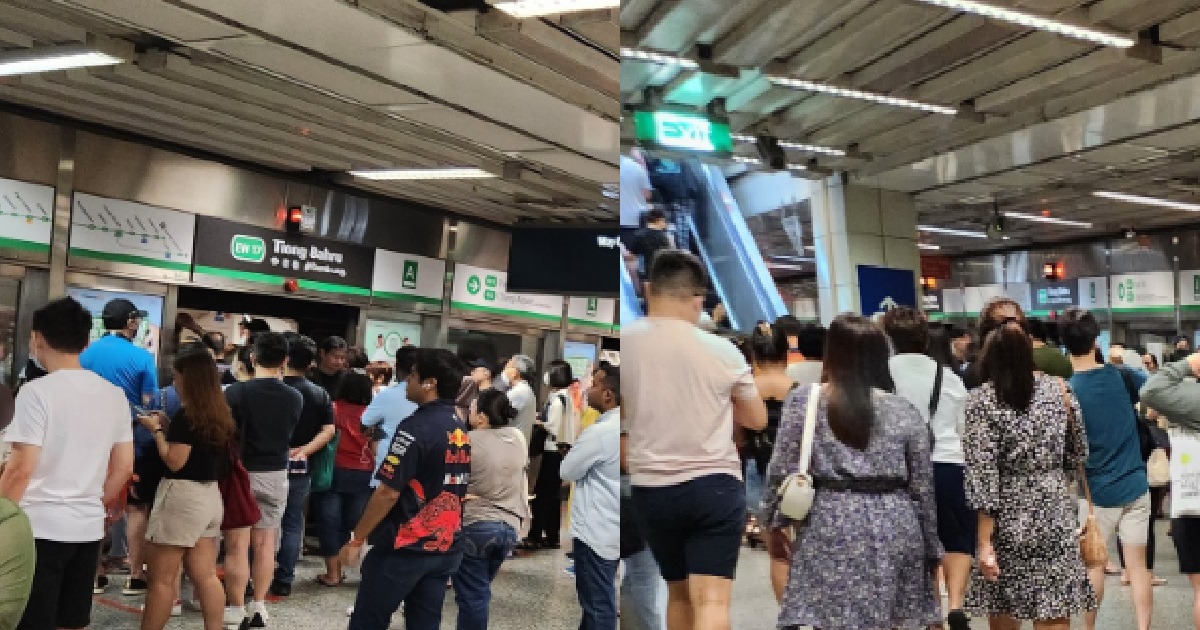 CHAOS AFTER MRT BROKE DOWN ALONG EAST-WEST LINE, SMRT: "WE ARE SORRY"