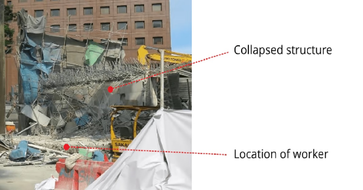 WORKER KILLED IN TG PAGAR COLLAPSED BUILDING, WAS WALKING ON PATH ...