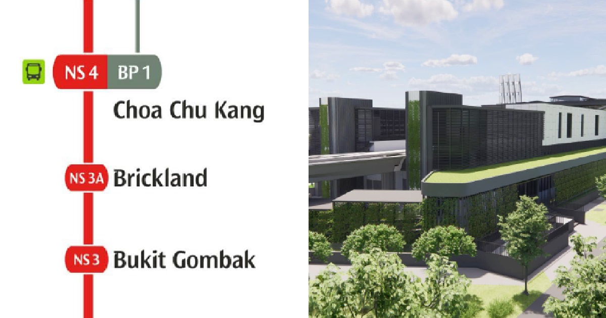 NEW "BRICKLAND" MRT STATION TO BE BUILT BETWEEN BUKIT GOMBAK & CHOA CHU ...