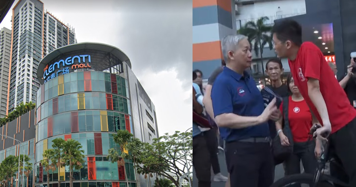 BICYCLE MAN SHOUT PROFANITIES AT NG KOK SONG IN CLEMENTI, POLICE ALERTED