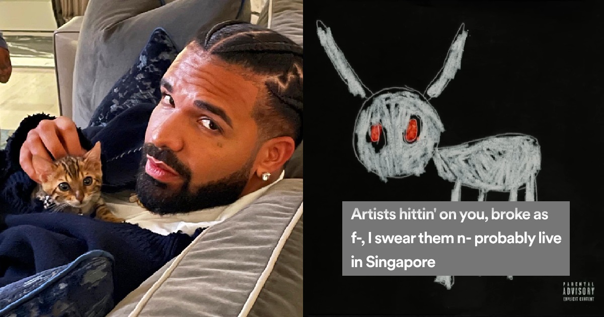 RAPPER DRAKE DISSES S'PORE IN NEW SONG: "BROKE AS F-, YOU PROBABLY LIVE ...