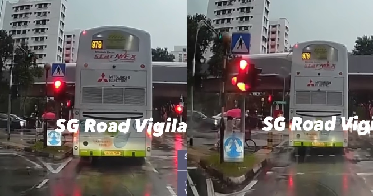 BUS CAPTAIN WHO BEAT RED LIGHT @ CCK, KENA DISCIPLINARY ACTION FROM SMRT