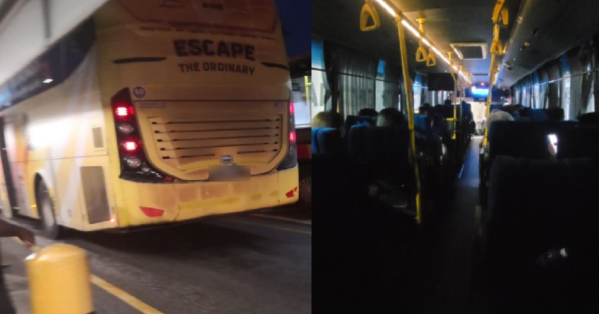 TRANSTAR BUS DRIVER CLOSED DOOR ON WOMAN, LEFT HER LUGGAGE OUTSIDE ...