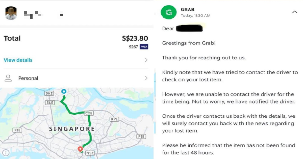 PASSENGER LEFT WALLET INSIDE GRAB CAR, DRIVER REFUSE TO ANSWER CALLS ...