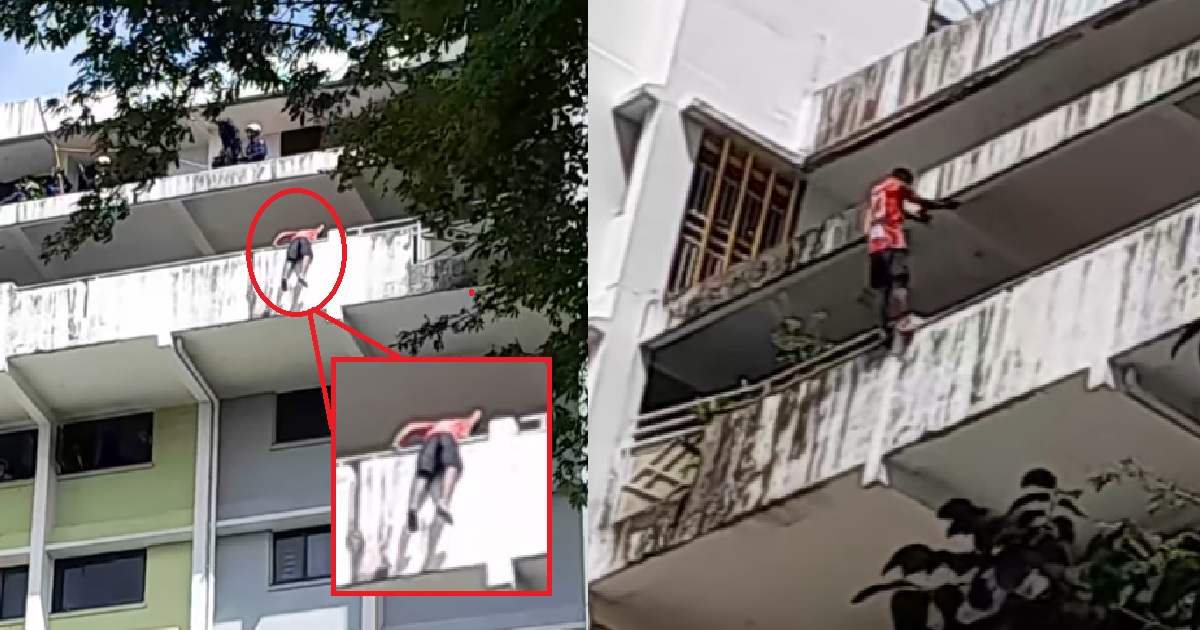 MAN HANGS OFF 11TH-FLOOR LEDGE OF HDB BLOCK @ BEDOK, ARRESTED UNDER ...