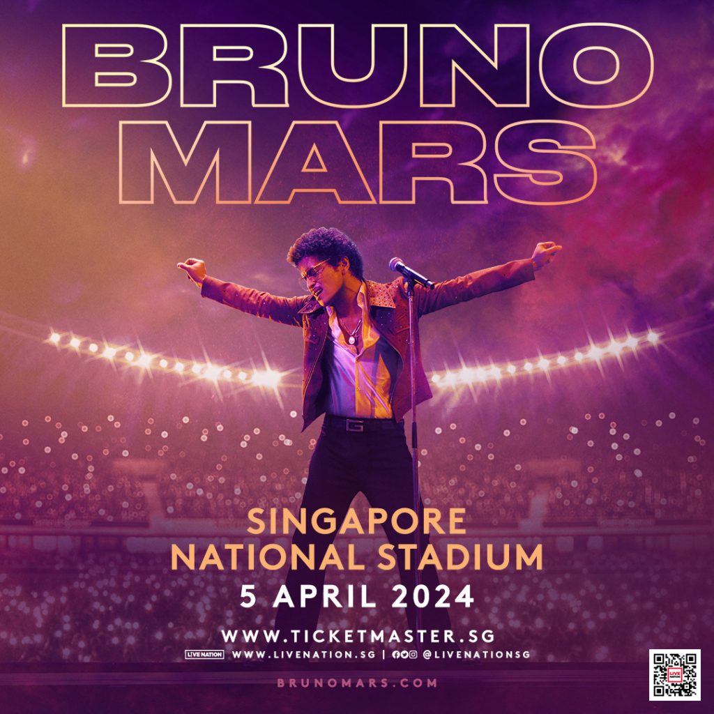 BRUNO MARS PERFORMING IN S'PORE FOR THE BIGGEST SHOW EVER, TICKET SALES ...