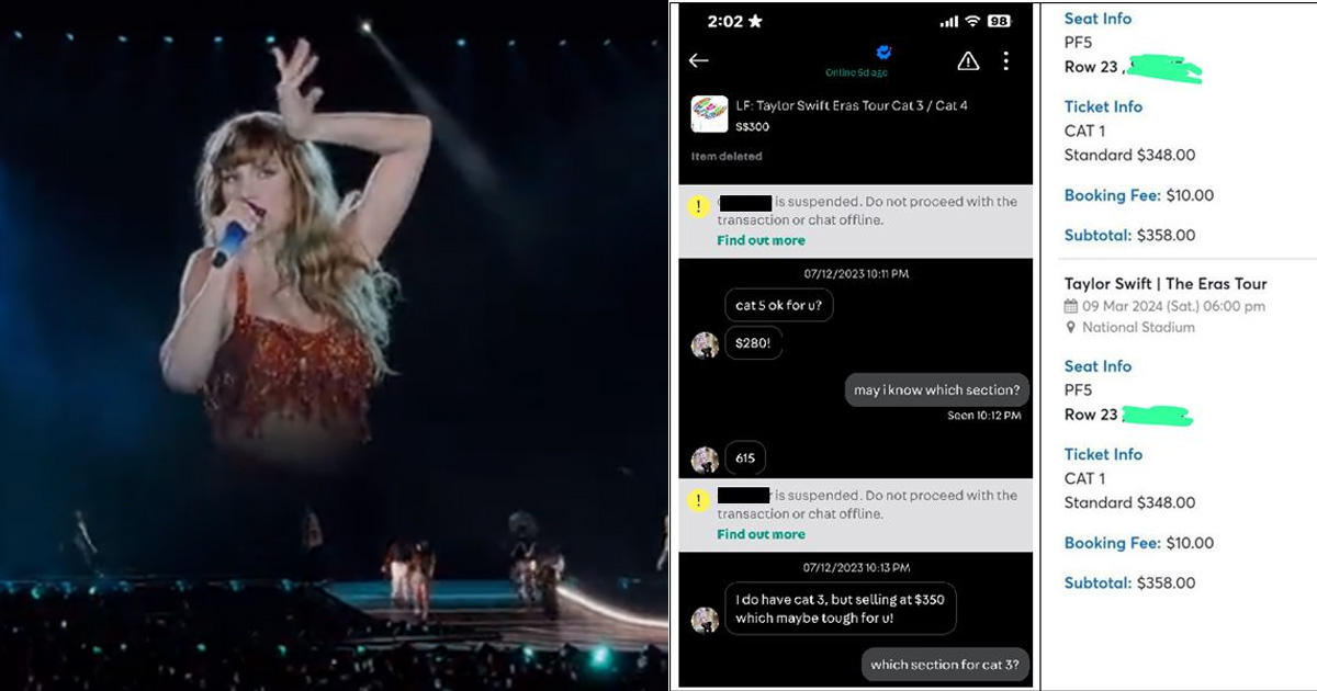 29 Y.O CHEATS OVER $24K WITH SALE OF FAKE TAYLOR SWIFT CONCERT TICKET