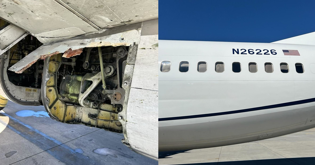 AIRCRAFT EMERGENCY: BOEING 737 PANEL DETACHED MID-FLIGHT