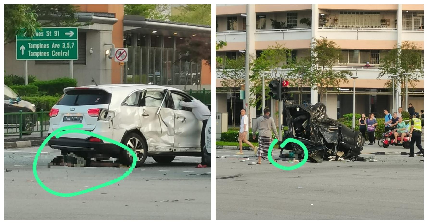 TWO DEAD AFTER TAMPINES ACCIDENT