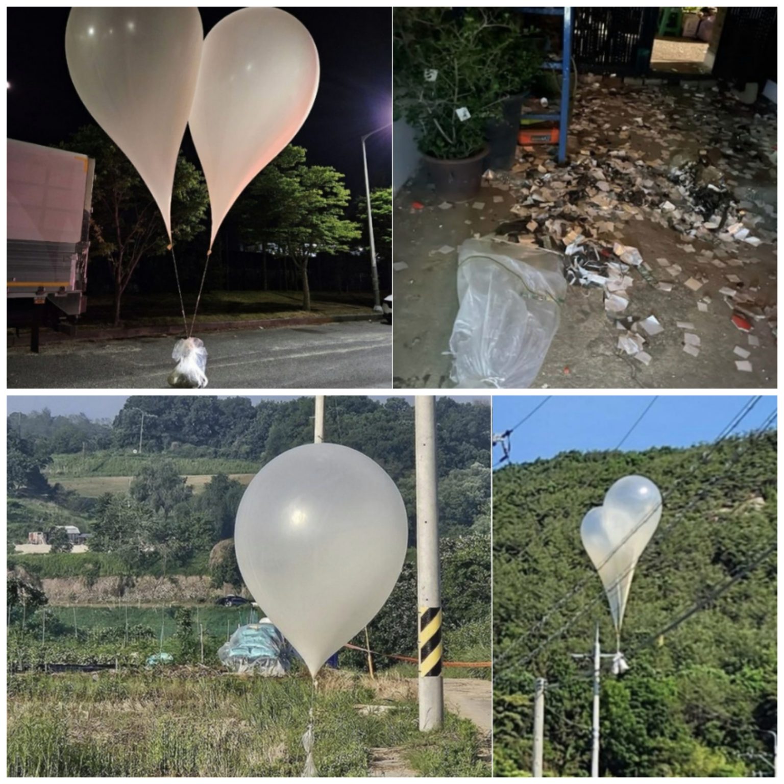 NORTH KOREA SENDS 3,500 BALLONS CARRYING 15 TONS OF POOP & TRASH TO ...