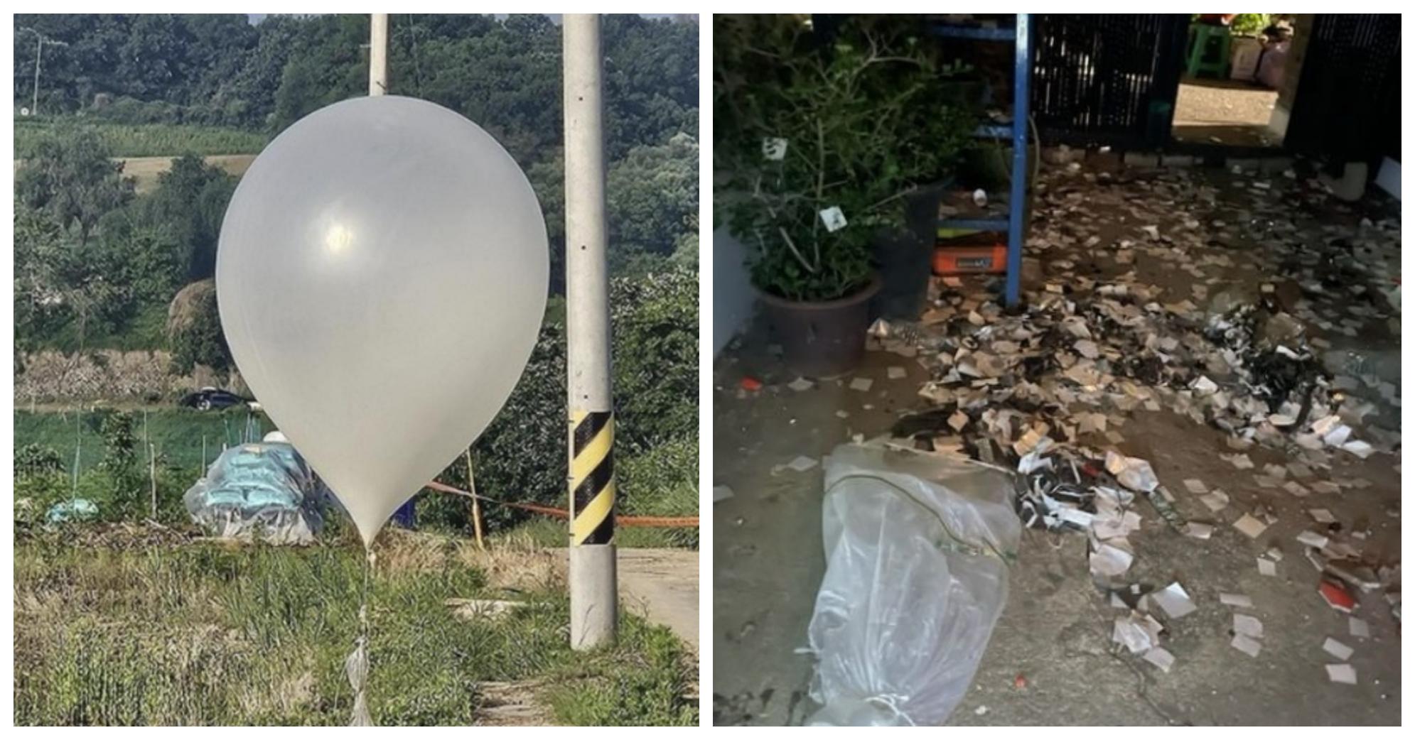 NORTH KOREA SENDS 3,500 BALLONS CARRYING 15 TONS OF POOP & TRASH TO ...