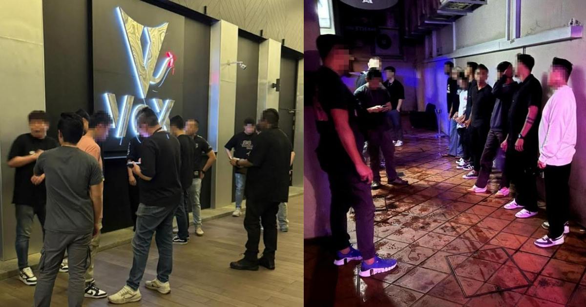 11 SUSPECTED GANG MEMBERS ARRESTED DURING RAID AT S'PORE NIGHTSPOTS