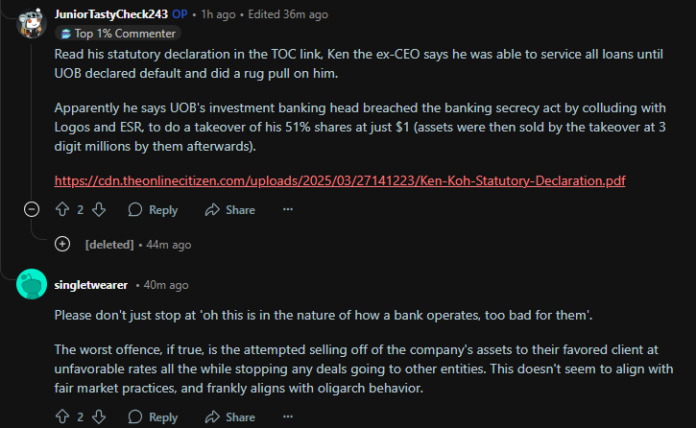 Reddit Roasts Singapore Banking: Yang Kee and UOB Controversy Explodes