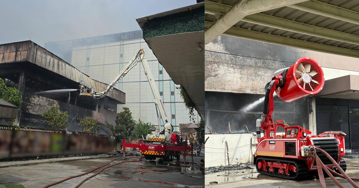 FIRE IN TAMPINES: SCDF Responds with Extensive Firefighting Efforts