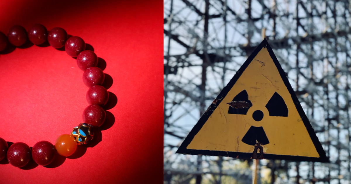CHINA: "LUCKY ENERGY STONES" BRACELET FOUND WITH RADIOACTIVE MATERIAL