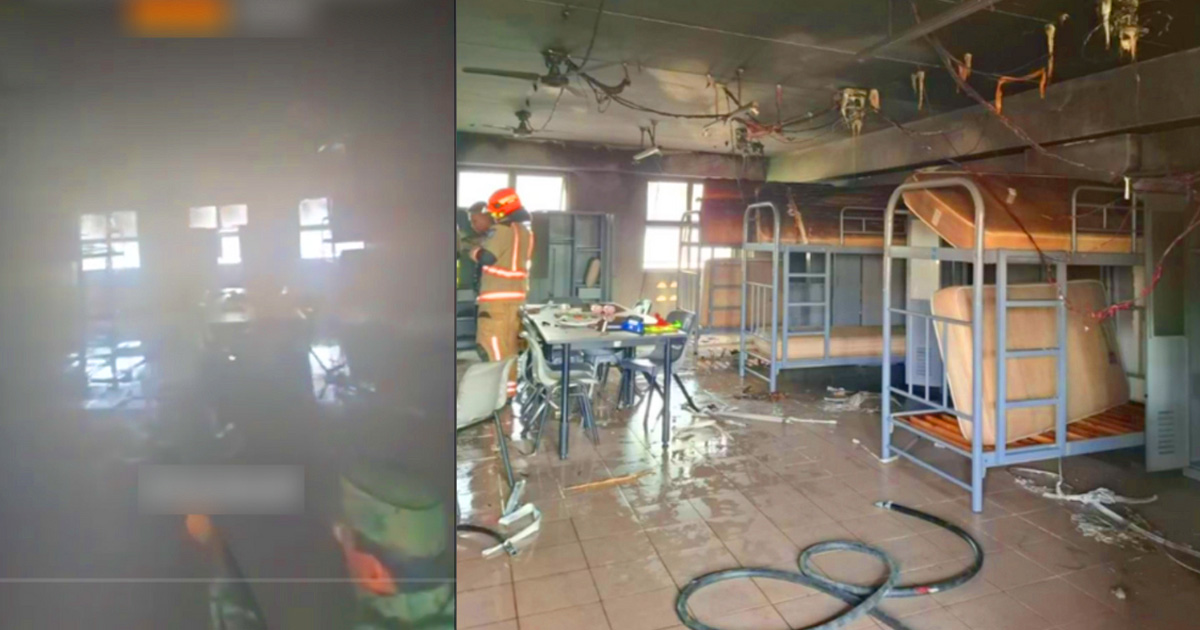 Fire Erupts at BMTC Bunk in Pulau Tekong, No Injuries Reported