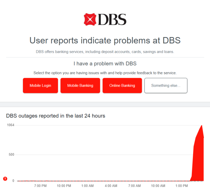 MANY USERS REPORTING THAT POSB AND DBS BANKING APP IS NOT WORKING