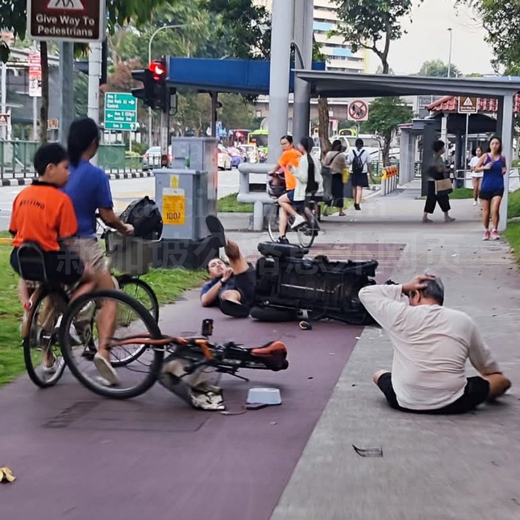 PMA and Bicycle Collide on Shared Path: Viral Crash Photo Sparks Public ...