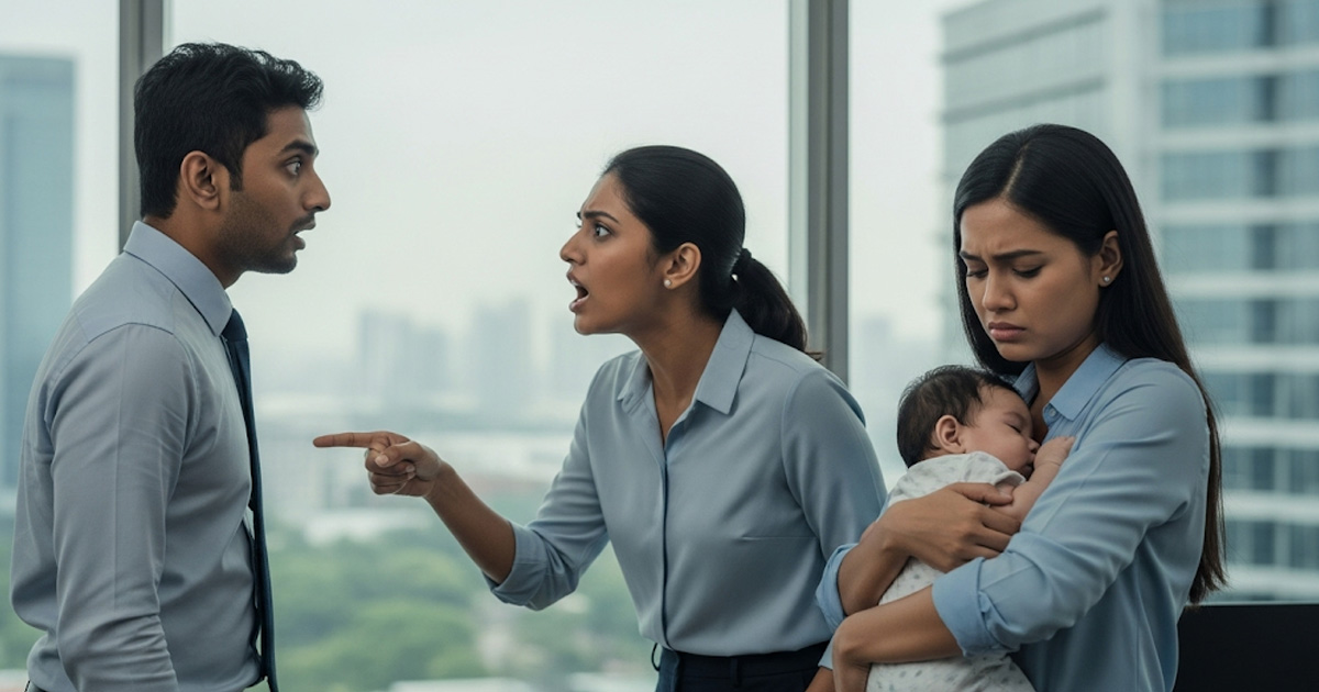 SG MAN SECRETLY HAS 2ND WIFE WHO GAVE BIRTH AT 1ST WIFE'S WORKPLACE