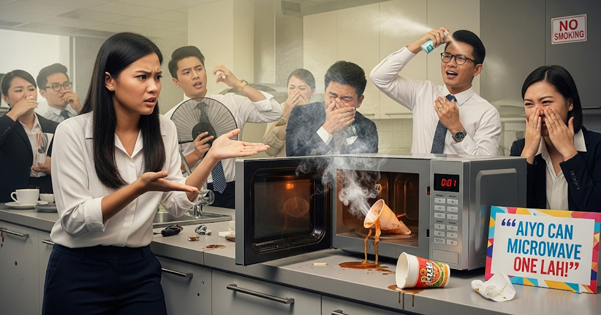 "Aiyo Can Microwave One Lah!" — S'pore Girl Insists on Heating Plastic ...