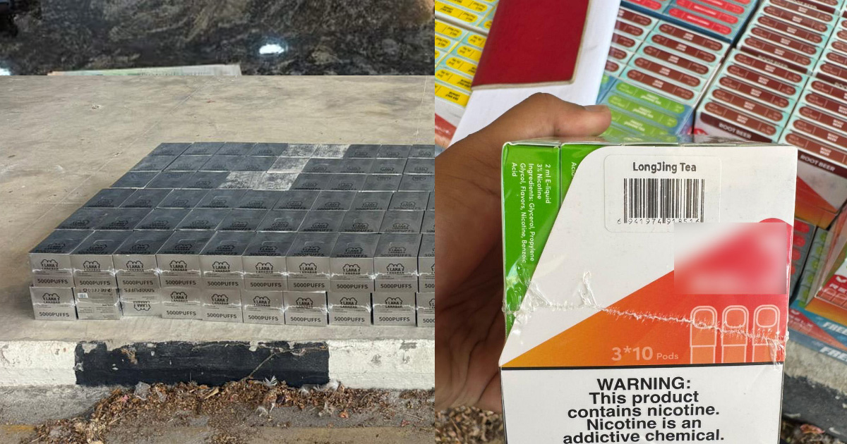 ICA Thwarts Attempt to Smuggle 2,400 E-Vaporisers at Tuas Checkpoint