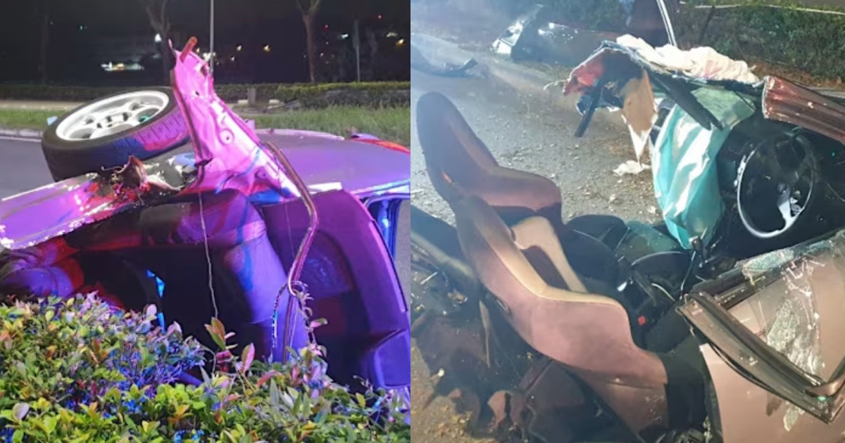 CTE crash: Honda Civic splits into two, driver jailed 2 years after 2 ...