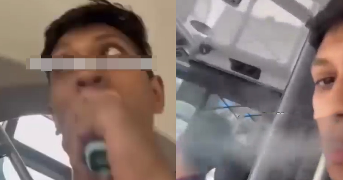 Man Films Himself Vaping on Bus to Look Cool, Blows Smoke Near Driver