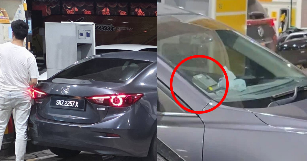 S'pore Car Disguised with Sabah Car plate to Illegally Pump RON95 ...